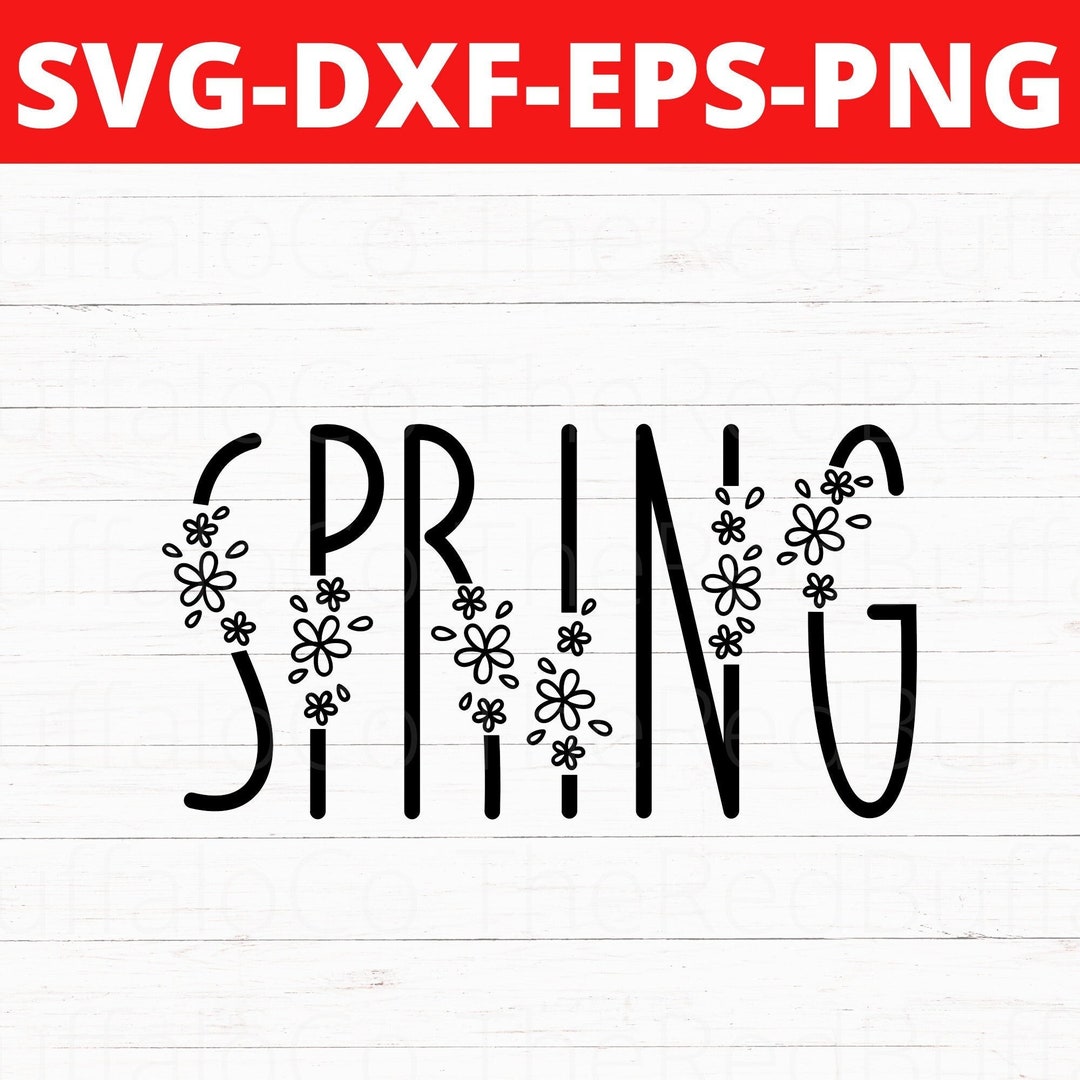 Spring Florals Svg, Spring is Here Svg, Spring is Here Png, Honeybees ...