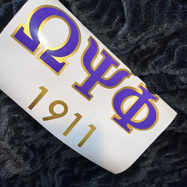 Omega Psi Phi Decal - Etsy