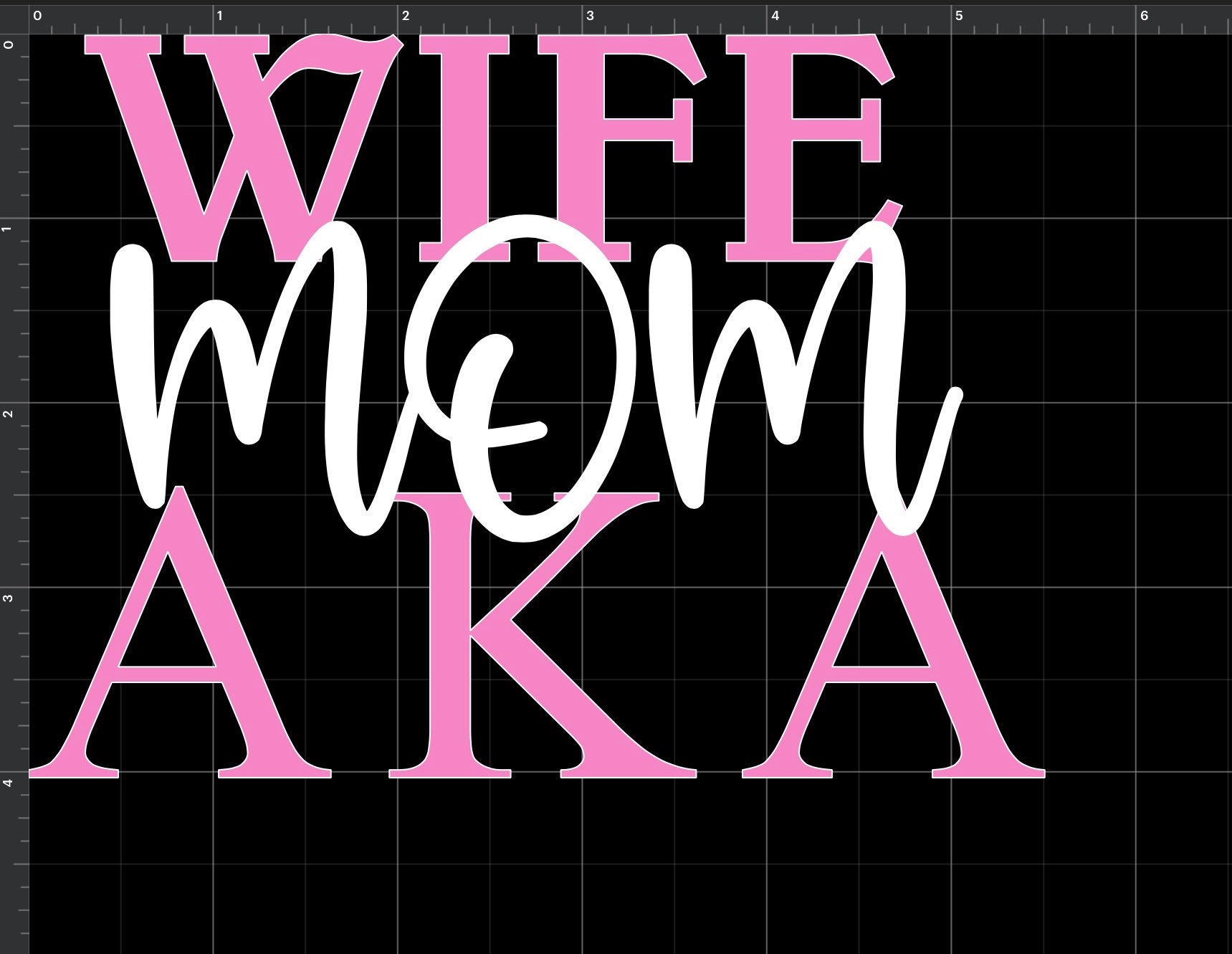 Wife Mom AKA Alpha Kappa Alpha Sorority Mom Decals - Etsy
