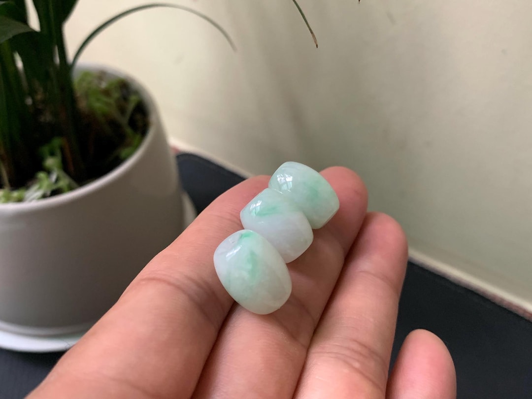 Green Jade Jadeite Lu Lu Tong Luck Beads Pendant Certified Myanmar ...