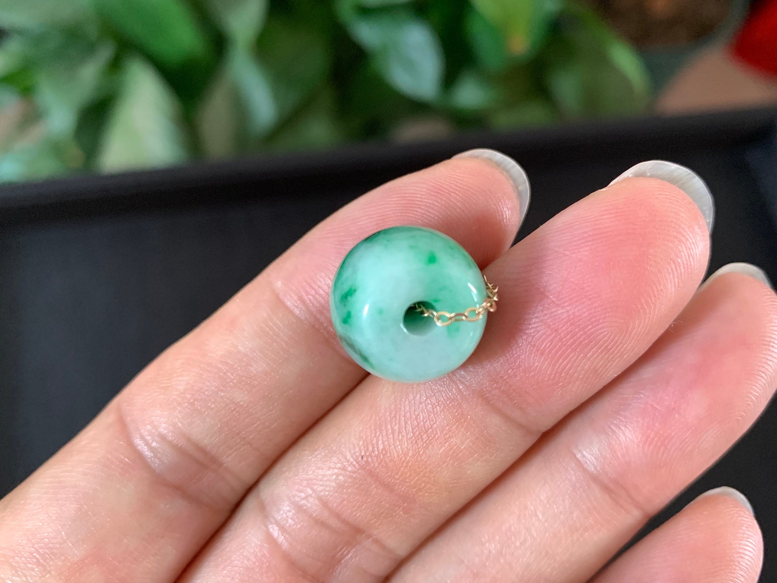 Green Jade Jadeite Lu Lu Tong Luck Beads Pendant Certified Burma ...