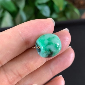 Green Jade Jadeite Lu Lu Tong Luck Beads Pendant Certified Burma ...