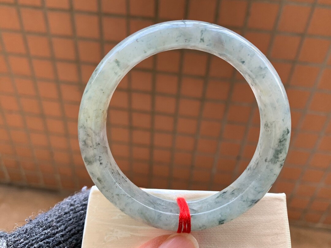 54.8mm Certified Burma Natural Quartzite Albite Water Foam Round ...