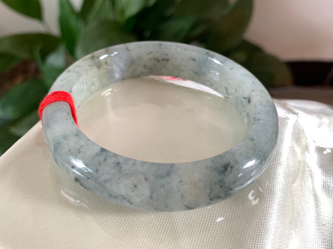 54.8mm Certified Burma Natural Quartzite Albite Water Foam Round ...