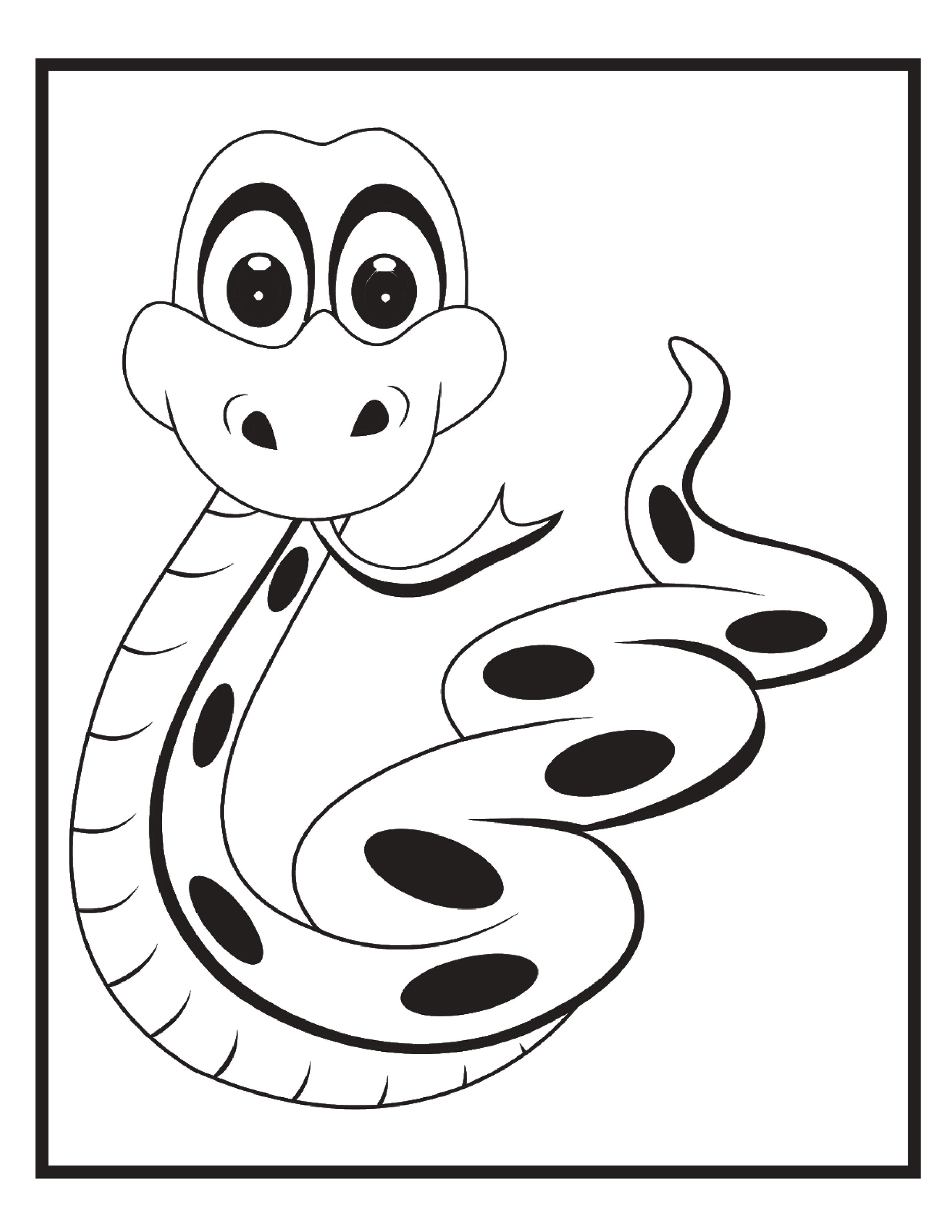 Burmese Python Coloring Pages