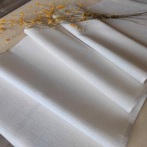 White Table Runner - Etsy
