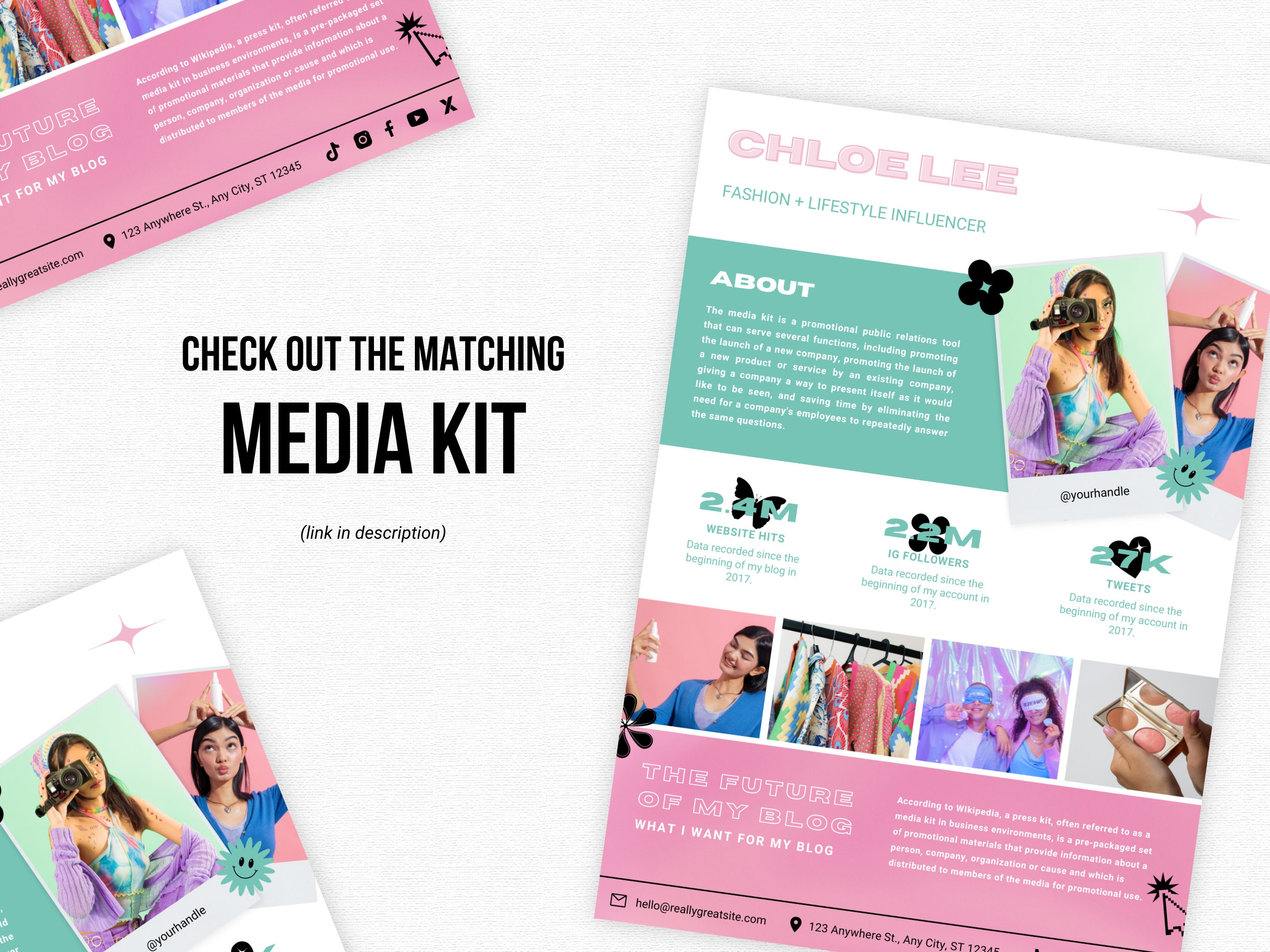 Y2K UGC Portfolio Template Modern Canva Website UGC Website Template ...