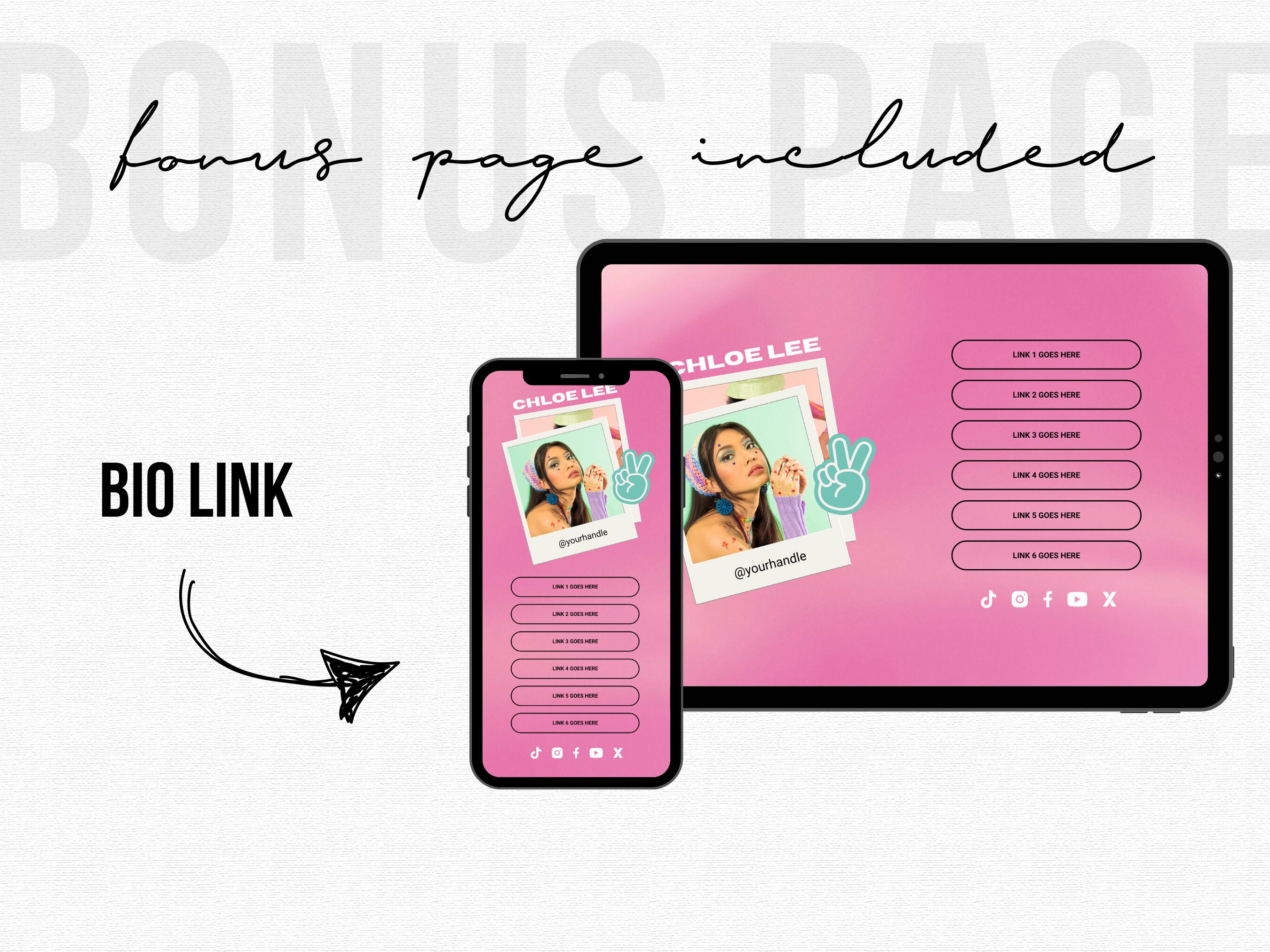 Y2K UGC Portfolio Template Modern Canva Website UGC Website Template ...