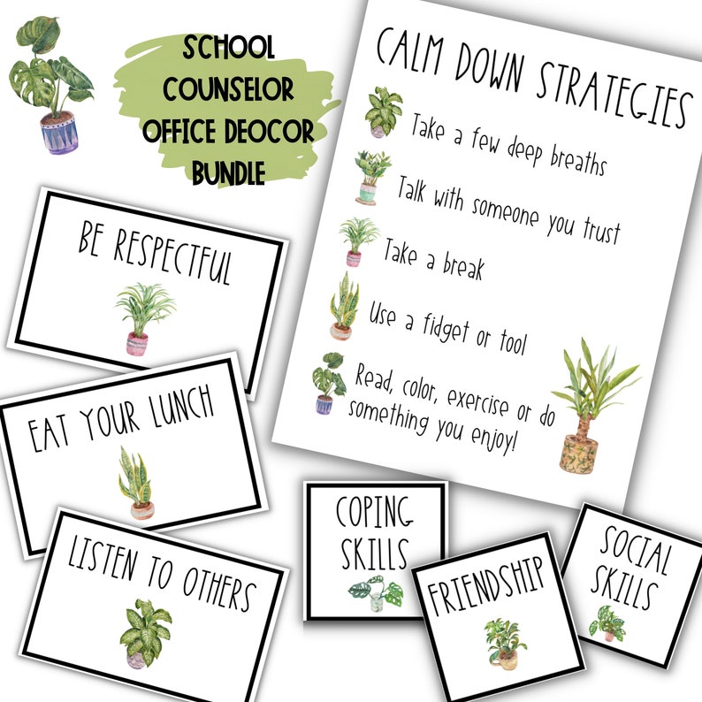 Where is the School Counselor House Plant Design With Office Decor and ...