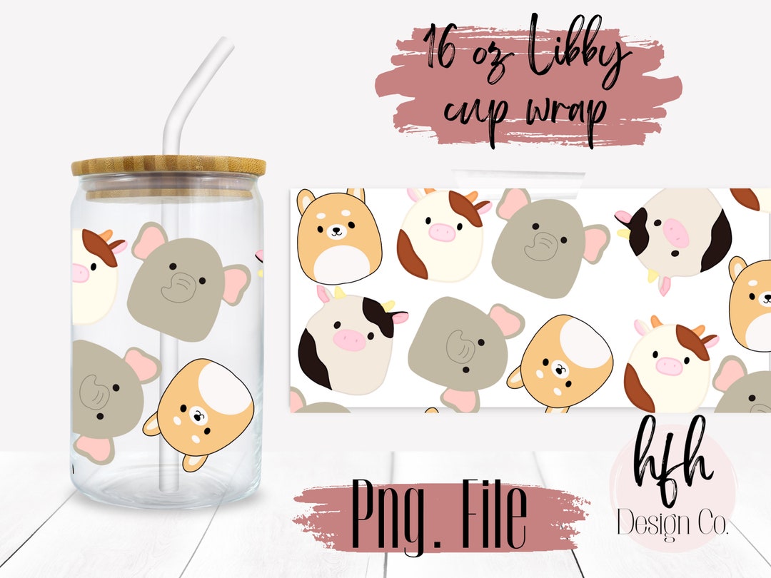 16 Oz. Libby Can Wrapglass Can Wrappngsublimationsquish Mellow Coffee ...