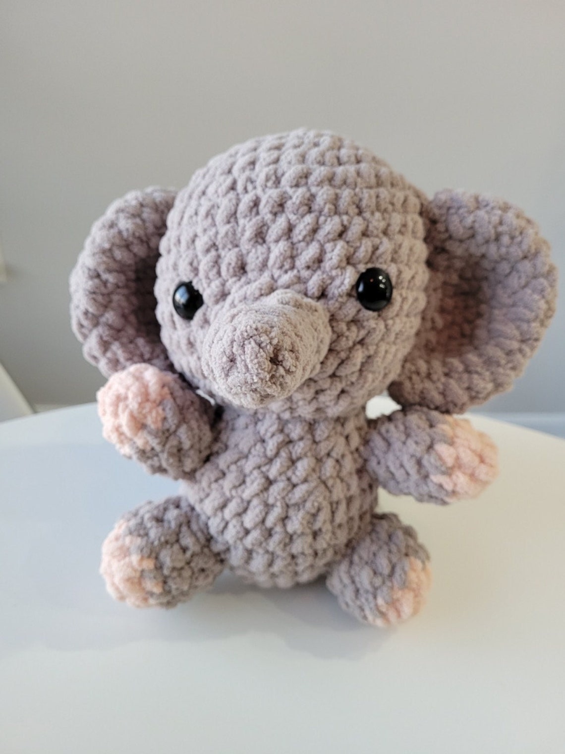 Plush Crochet Elephant - Etsy