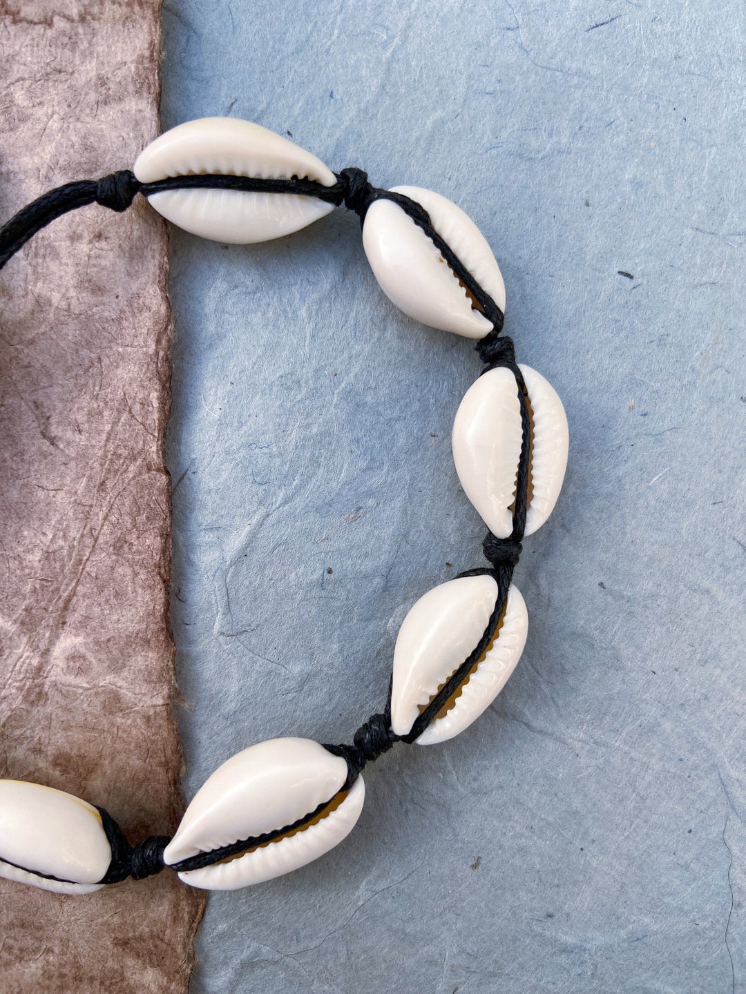 Macrame Bracelet With Cowrie Shells, Handmade Jewelry - Etsy