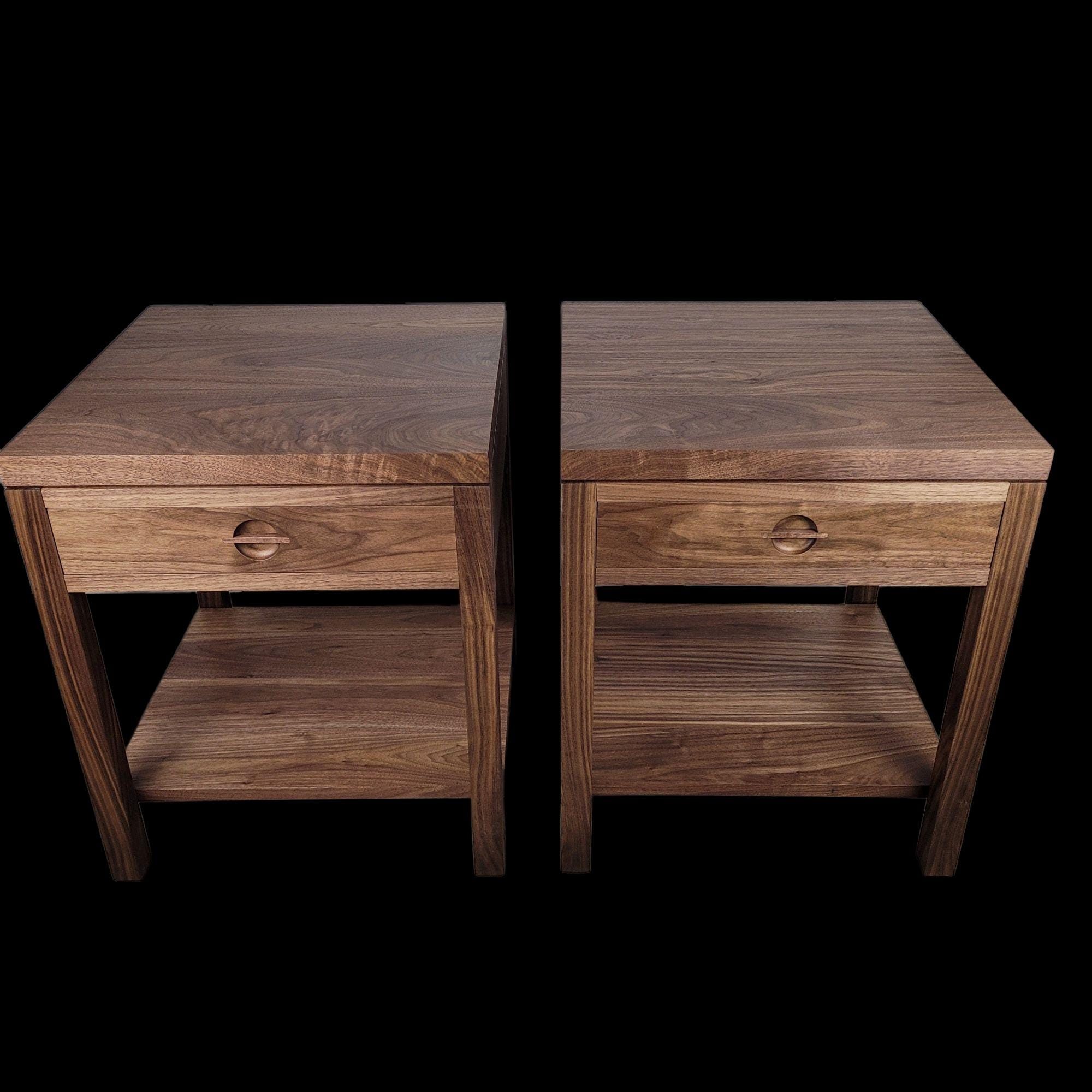 Jenny Collection - Solid Wood End Table With Drawer - Etsy