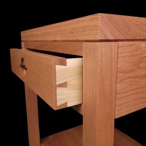 Jenny Collection - Solid Wood End Table With Drawer - Etsy