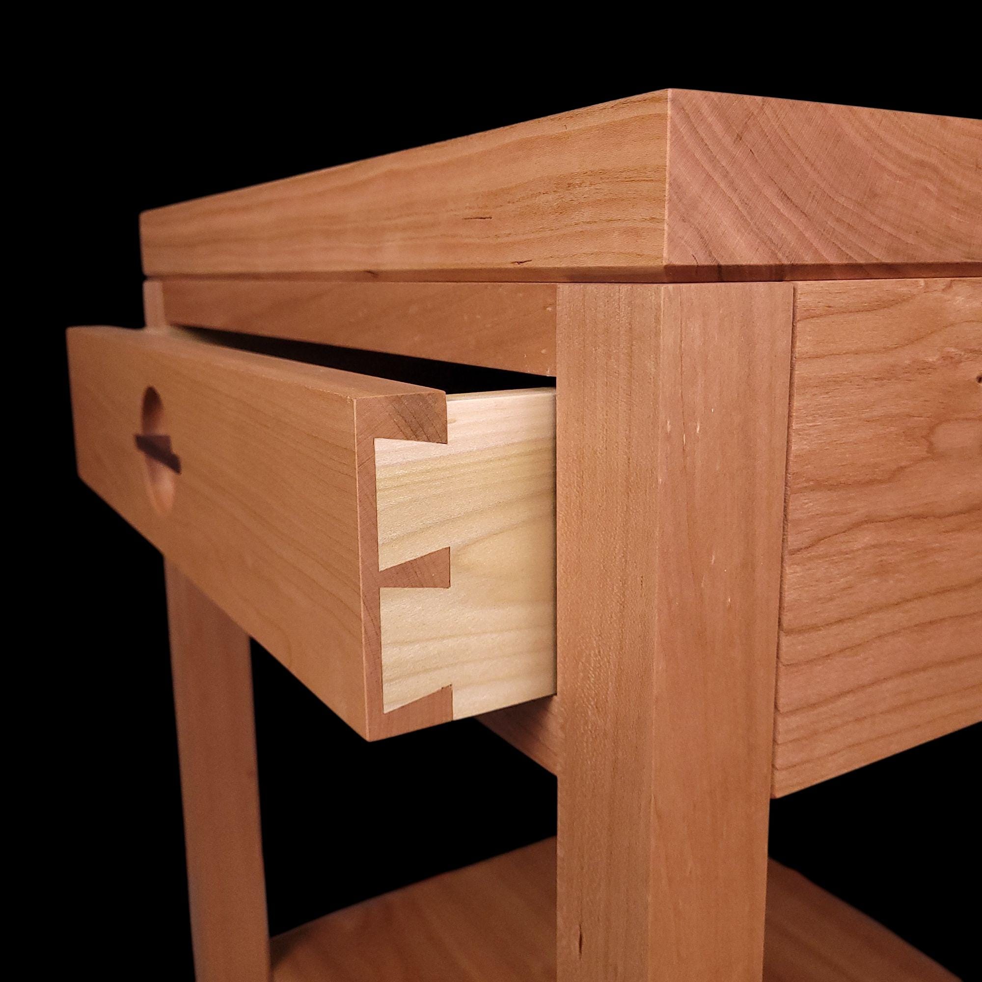 Jenny Collection - Solid Wood End Table With Drawer - Etsy