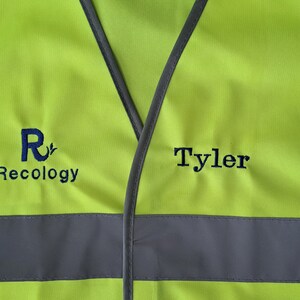 PERSONALIZED Garbage Man Costume, Trash Man Costume, Construction Vest ...