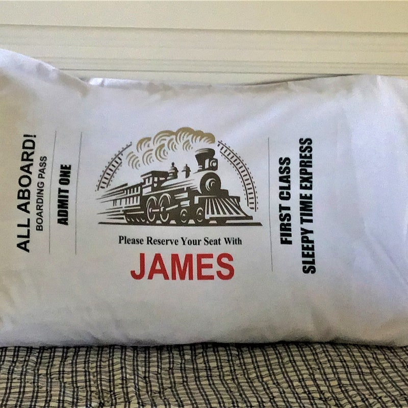 Train Pillow - Etsy
