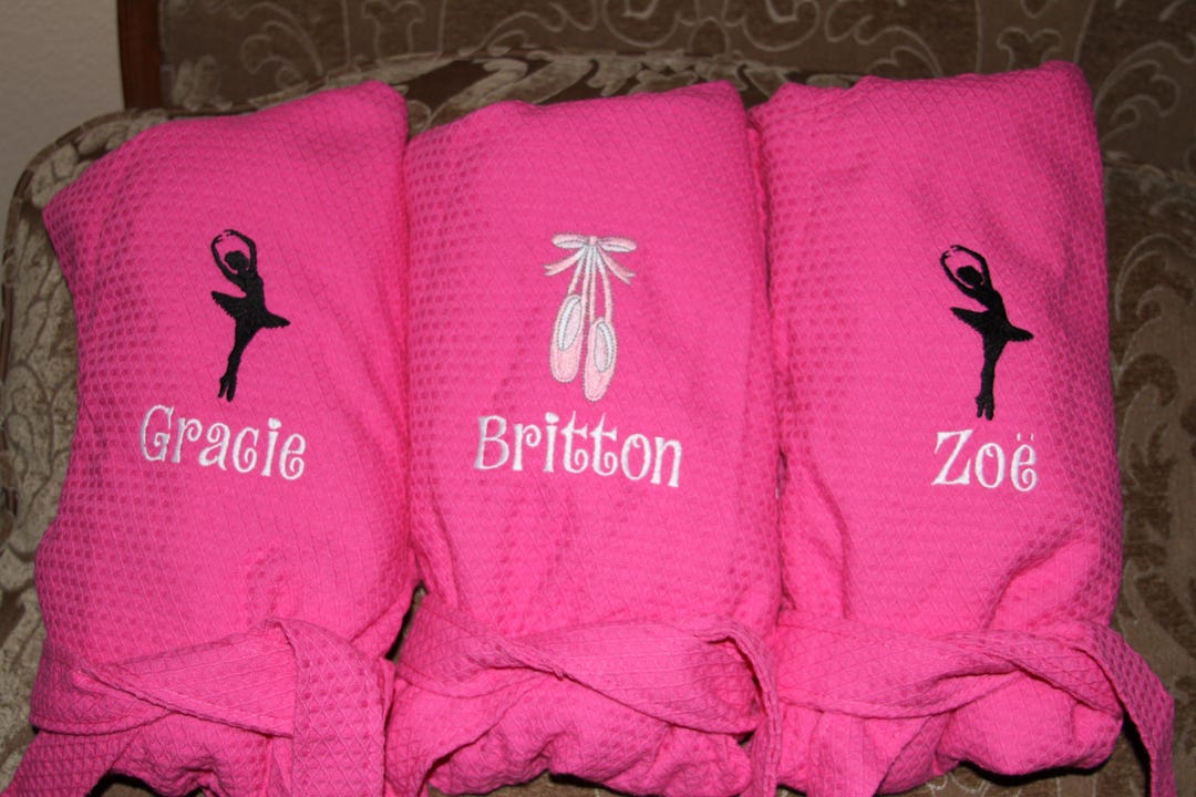PERSONALIZED Kids Dance Wrap, Flower Girl Wedding Wrap, Kids Dance ...
