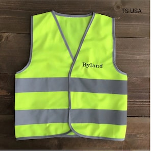 PERSONALIZED Garbage Man Costume, Trash Man Costume, Construction Vest ...