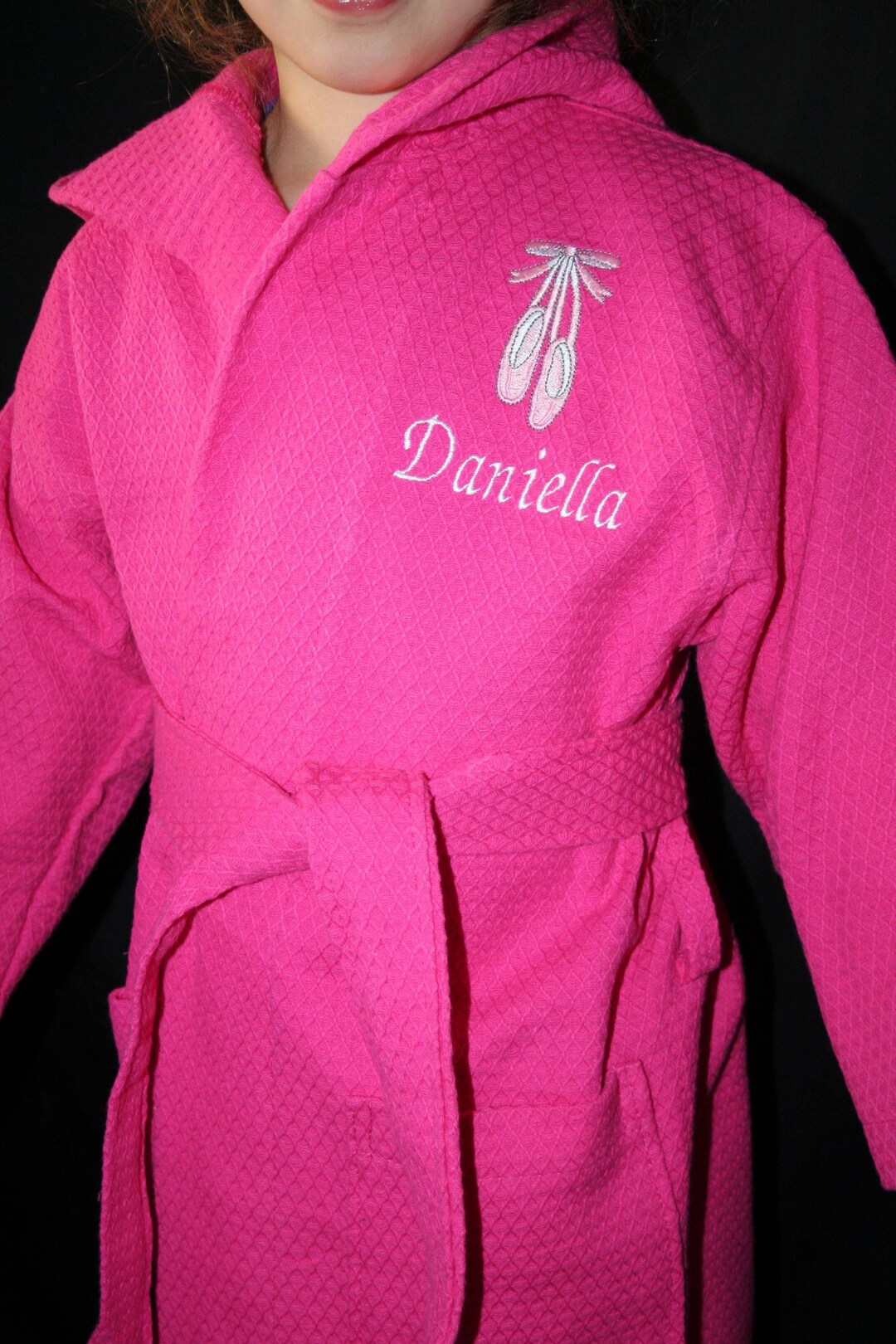 PERSONALIZED RUSH SHIP Kids Bath Robe, Monogrammed Robe, Dance Cover up ...