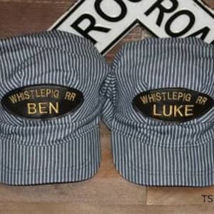 PERSONALIZED Train Hat and Bandanna, Train Whistle, Train Costume ...
