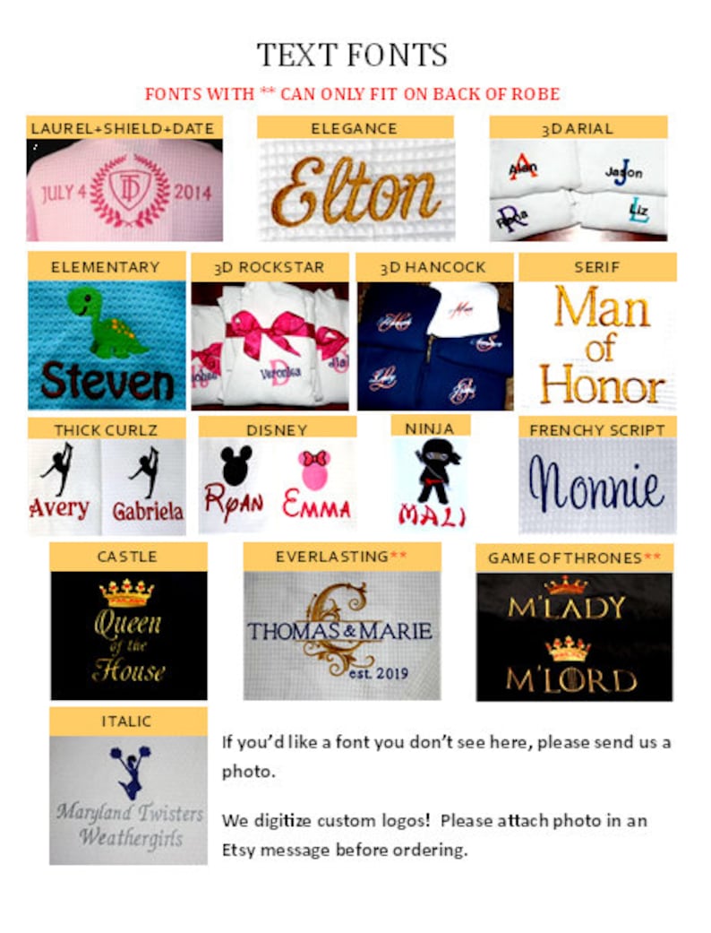 PERSONALIZED SET RUSH Ship His Hers Robe Set, Monogrammed Robe, Long ...
