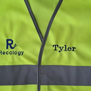 PERSONALIZED Garbage Man Costume, Trash Man Costume, Construction Vest ...