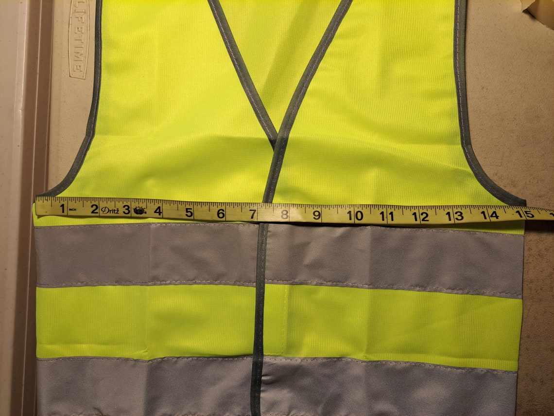 PERSONALIZED Garbage Man Costume, Trash Man Costume, Construction Vest ...