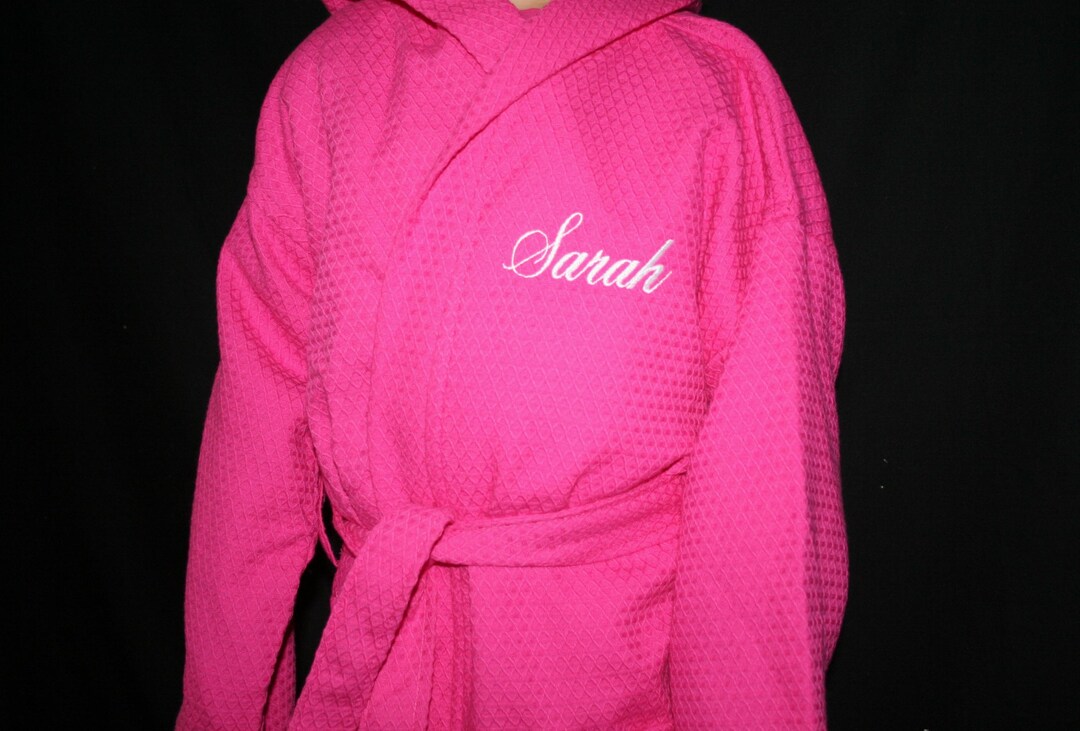 PERSONALIZED RUSH SHIP Kids Bath Robe, Monogrammed Robe, Dance Cover up ...