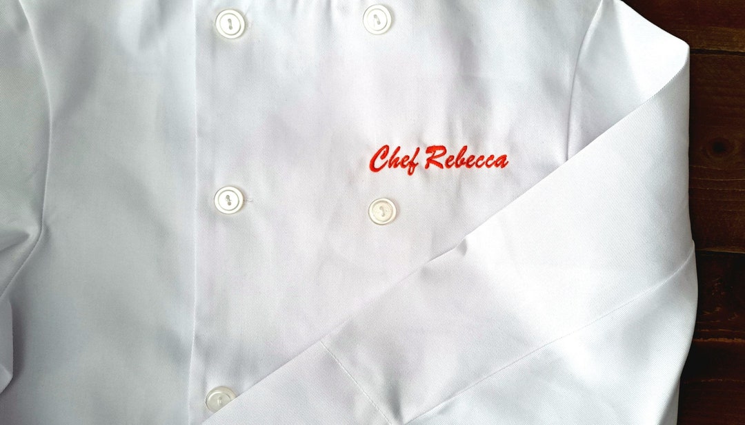 PERSONALIZED Chef Coat; Chef Wear; Professional Chef; Custom Chef Coat ...
