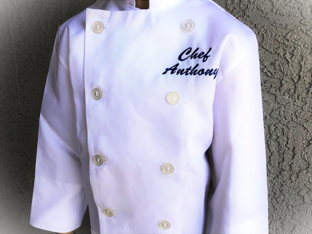 PERSONALIZED Childrens Chef Coats, Kids Kitchen, Kids Chef, Kids ...