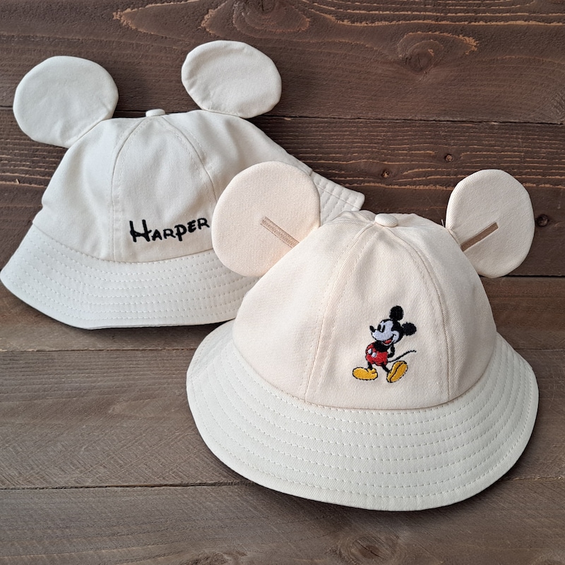 Sun Hat With Mickey Ear - Etsy