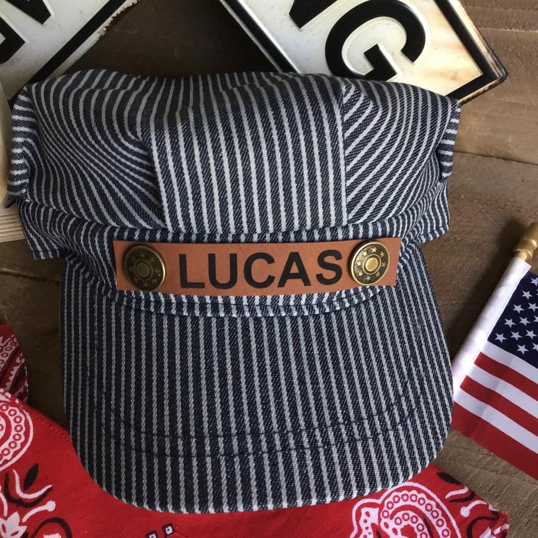 PERSONALIZED Train Hat and Bandanna, Train Birthday, Train Costume ...