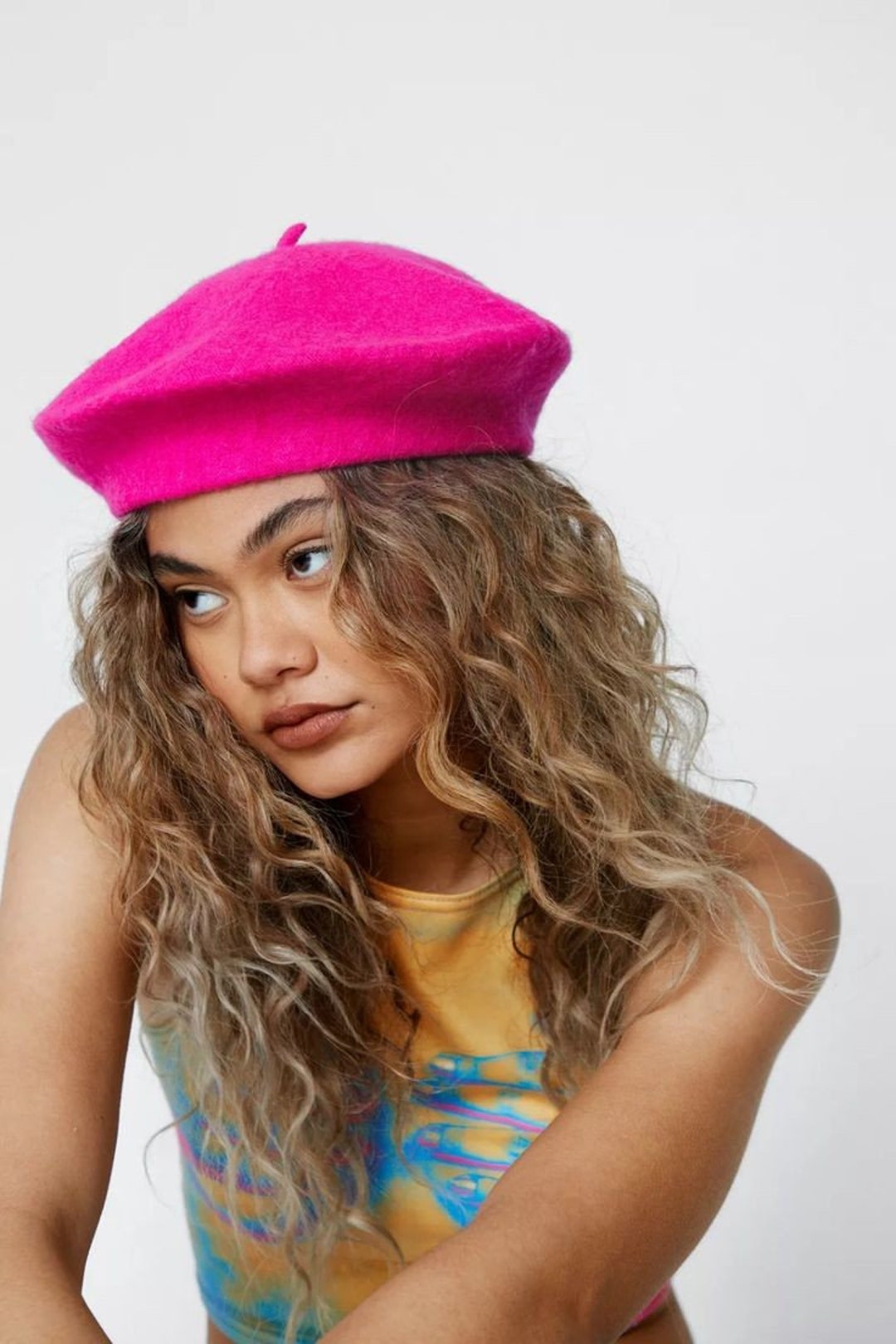 Women's Colorful Beret Hat Caps Tams - Etsy