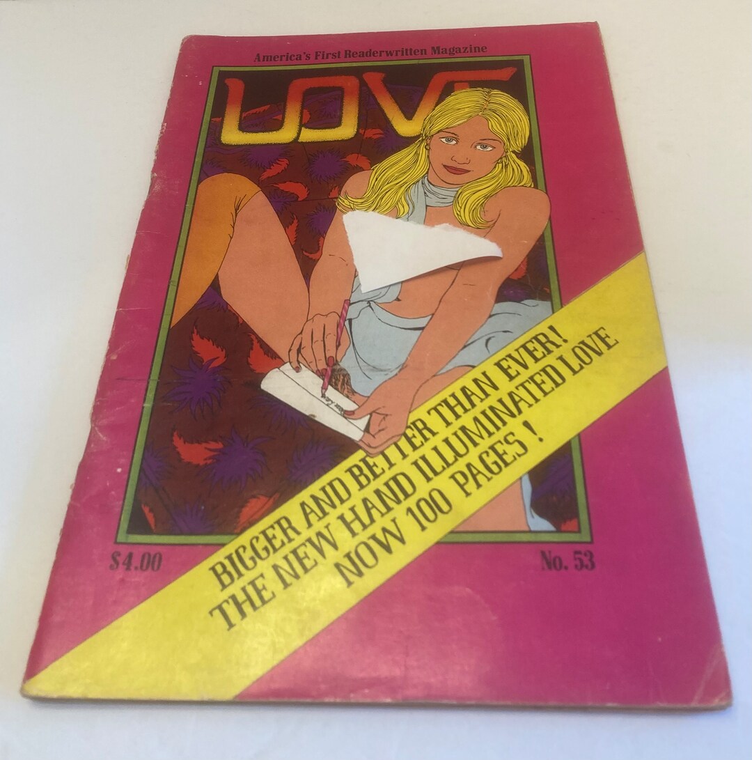 LOVE Adult Zine No.53 100 Pages 1970s Underground Pictures Photos Stories Very Rare - Etsy