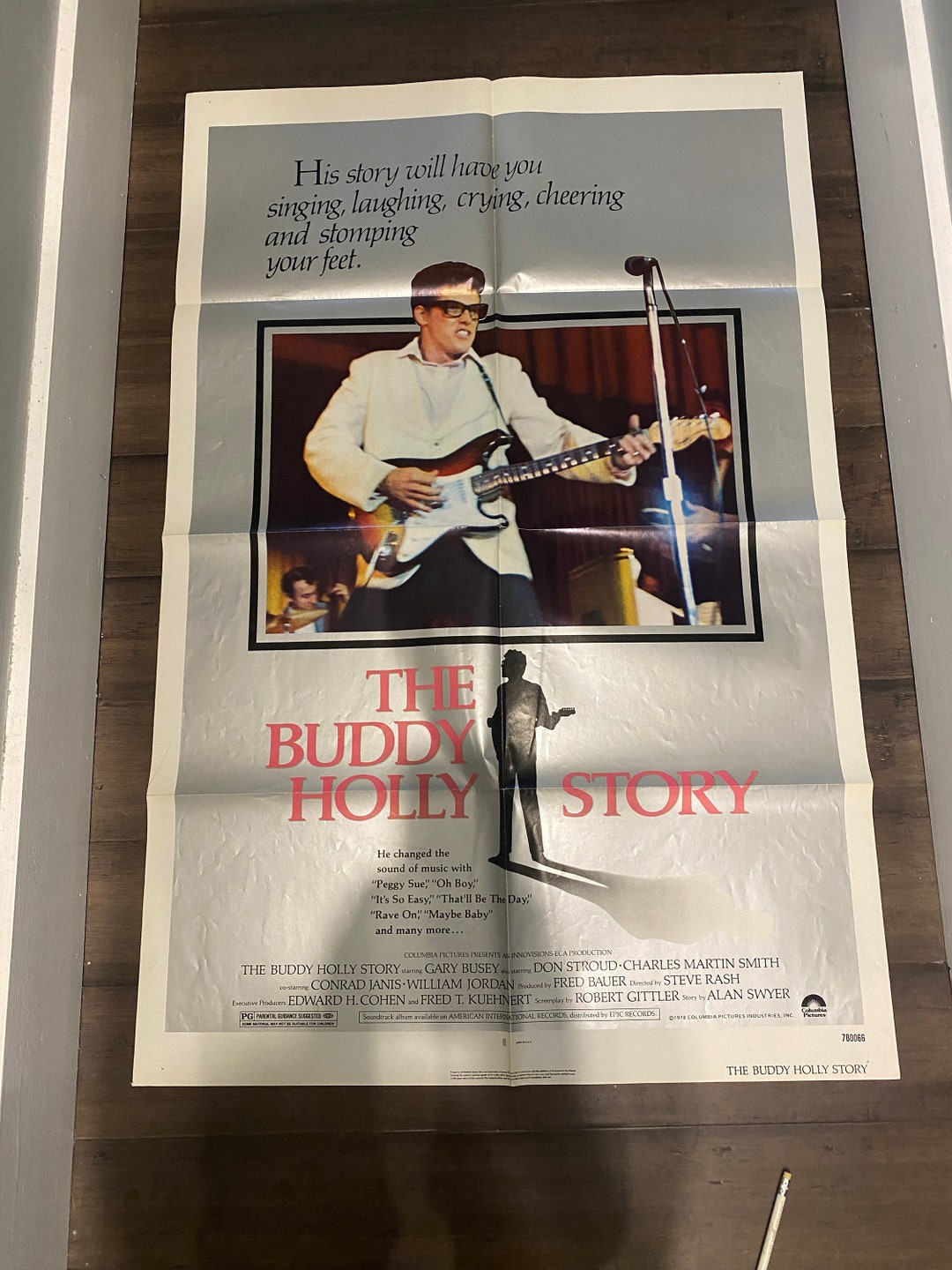 The Buddy Holly Story Original One Sheet Movie Poster 27" X 41" 1978 ...