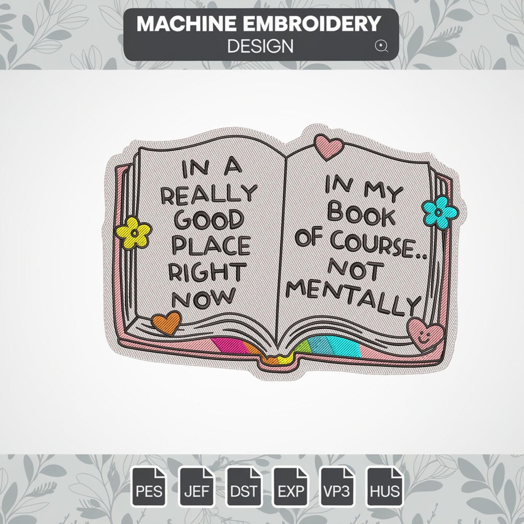 Mental Health Embroidery Designs,special Education Embroidery File ...