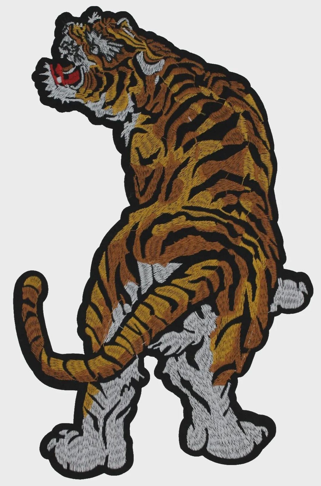 Tiger Embroidered Patch, Wild Animal Embroidered Patches for Jackets ...