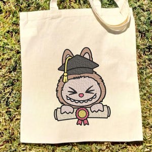 Graduation Labubu, Graduation File,embroidery Designs, Embroidery File ...