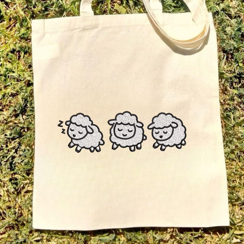 Cute Sheep Embroidery Designs, Funny Sheep Embroidery File, Sheep Lover ...