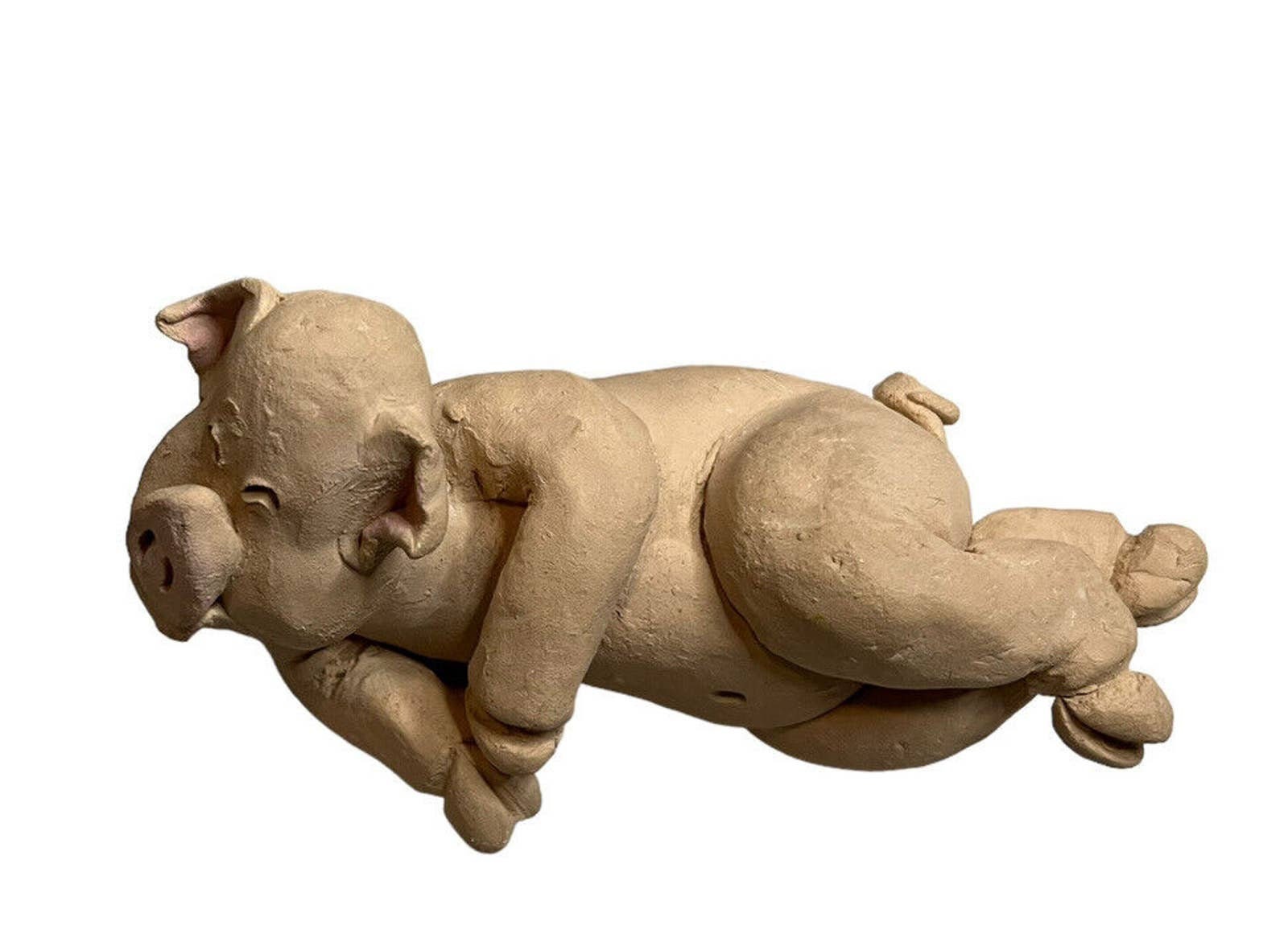 Vintage Studio Art Pottery Whiterock Studios Hand Crafted Pig Figurine ...