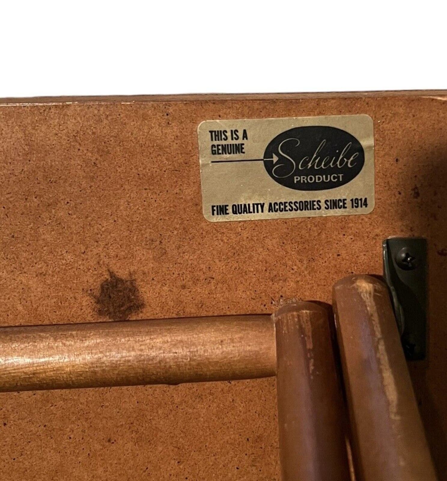 Vintage MCM SCHEIBE Folding TV Table Tray High Wood Stand Set of Two - Etsy