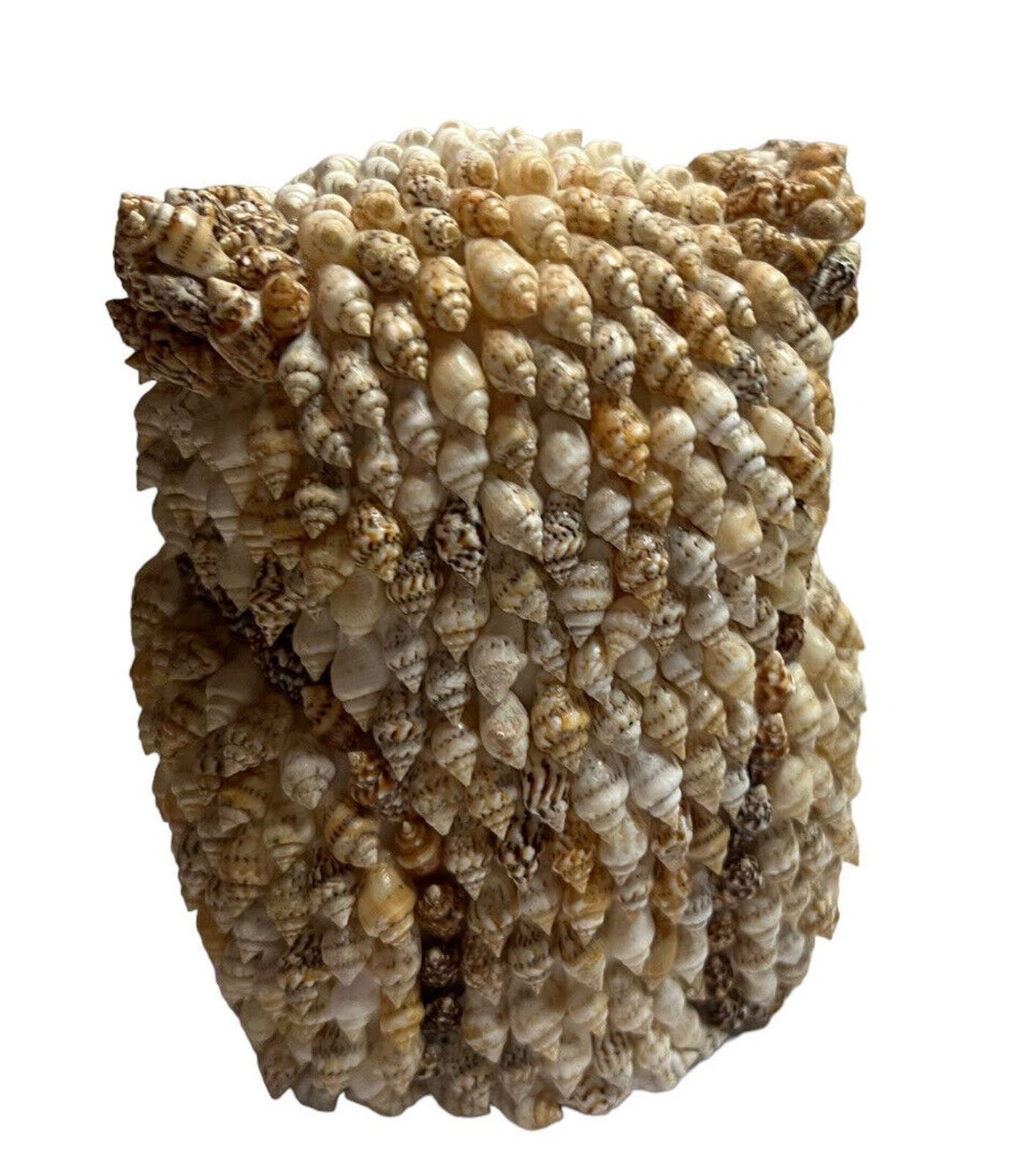 Vintage Sea Shell Owl Figurine Folk Art Bird Statue Kitschy - Etsy