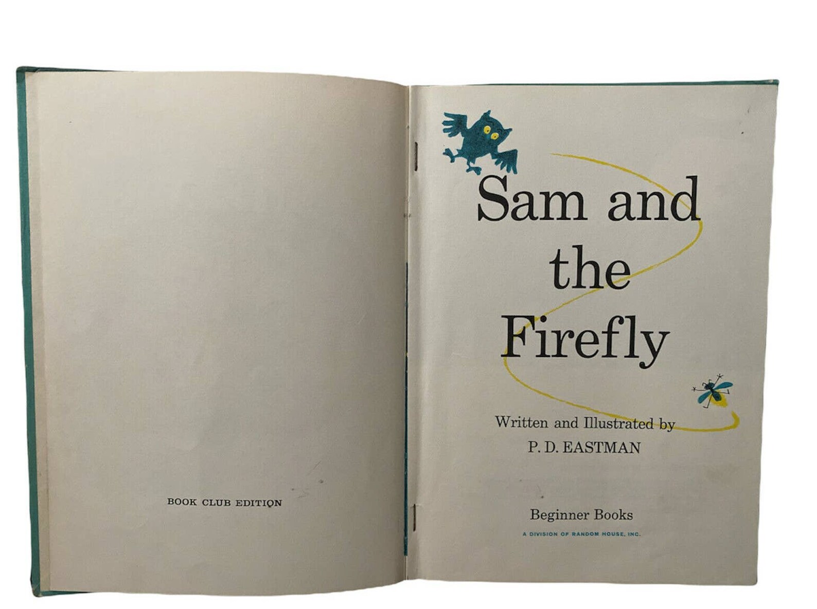 Dr. Seuss Sam and the Firefly 1958 by P.D. Eastman Beginner Book Club ...