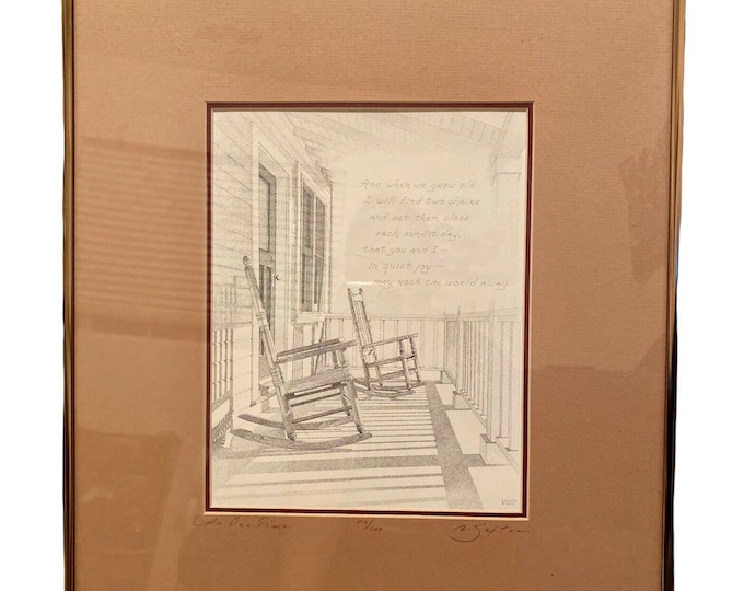 Robert Sexton Signed Print "in Our Time" Growing Old Together 516/600 ...