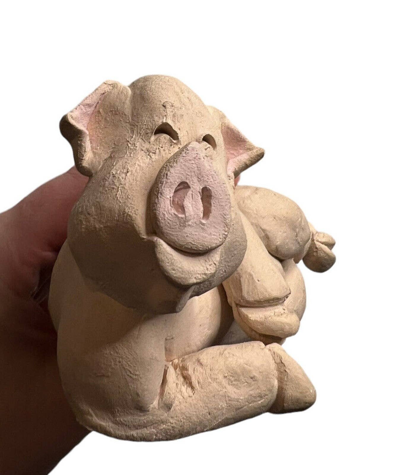 Vintage Studio Art Pottery Whiterock Studios Hand Crafted Pig Figurine ...