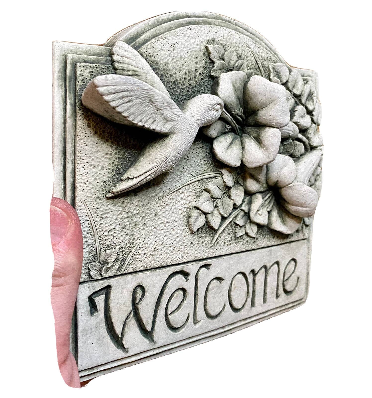 George Carruth Studio Vintage 1994 Hummingbird Flower Bird Wall Plaque ...