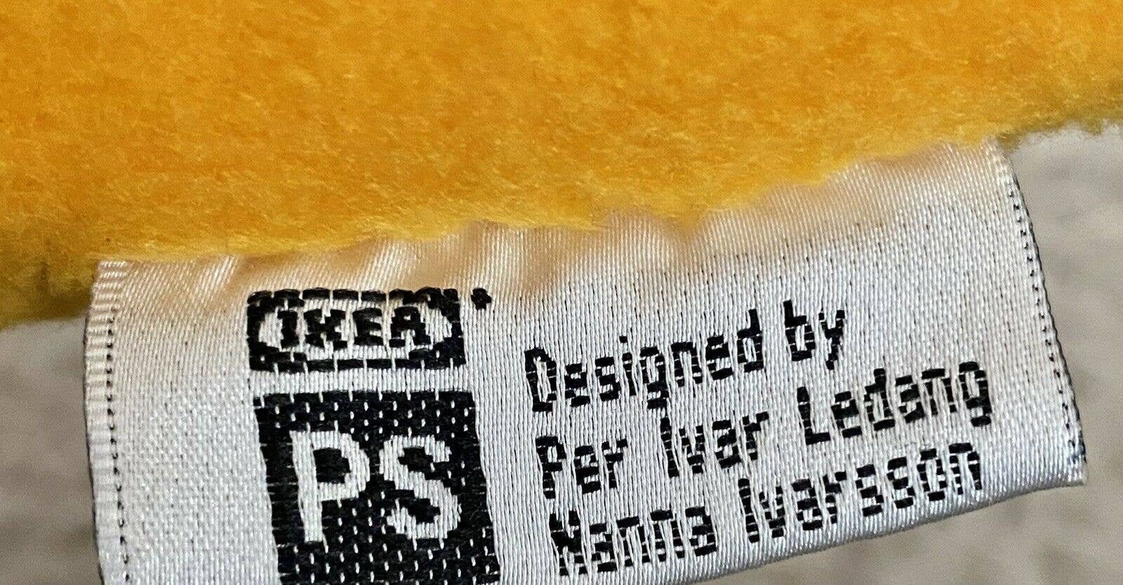 IKEA PS BRUM Yellow Bear Plush Bend Posable Unicef Stuffy per Ivar ...