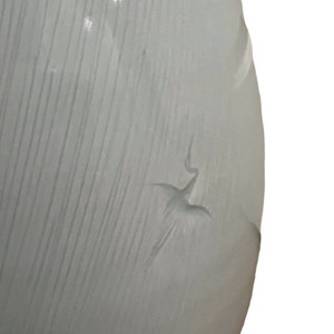 Japanese Sgraffito Flying Cranes Celadon Blue Meiping Vase Signed ...