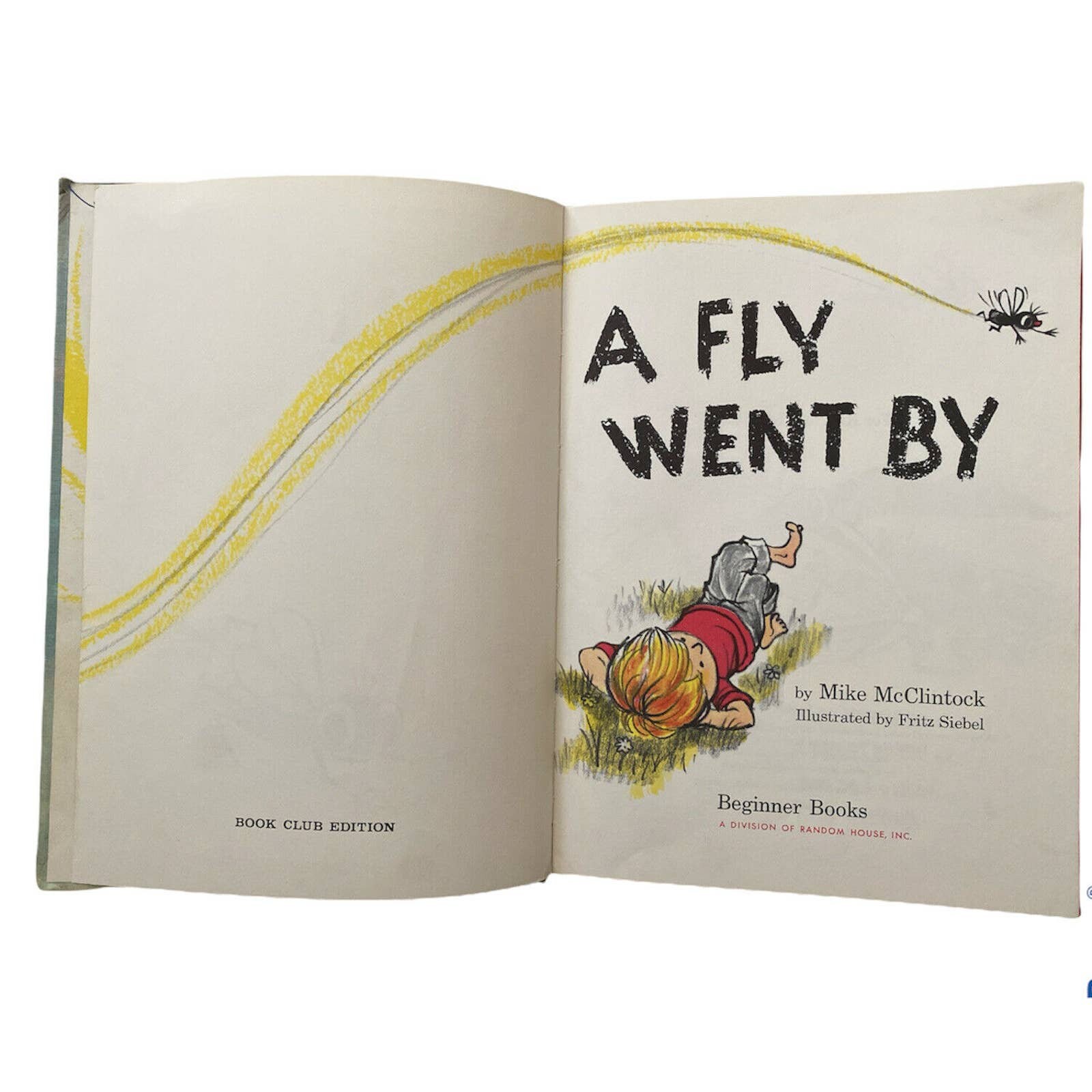 Dr. Seuss A Fly Went by 1958 Beginner Book Book Club Edition Mcclintock ...